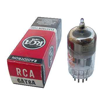 6AT8A Medium-Mu Triode Sharp-Cutoff Pentode RCA Radiotron Electron Vacuum Tube